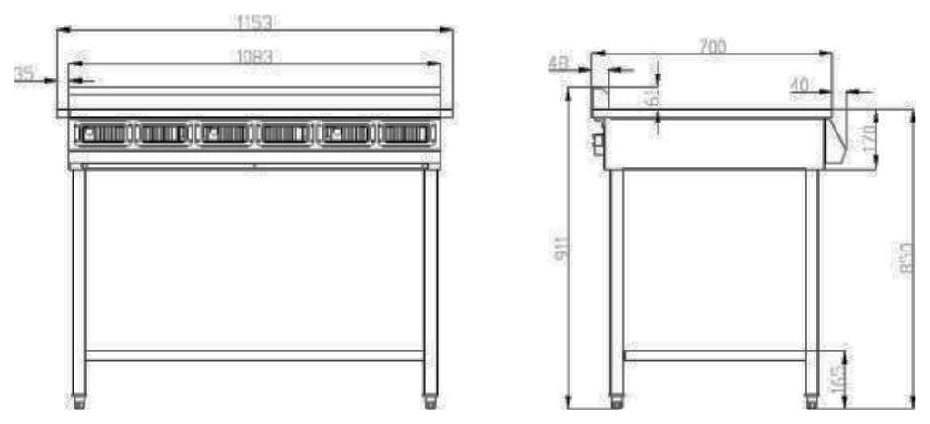 Плита индукционная INDOKOR IN3500-6PRO линия 700 на подставке купить по ...